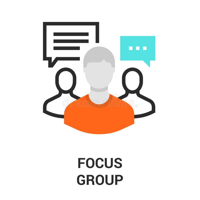 Focus group icon stock vector. Illustration of business - 78875484
