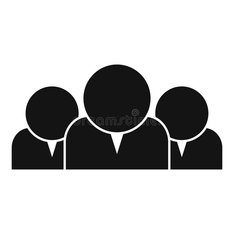 Focus Group Icon Simple Vector. Social Trust Stock Vector ...