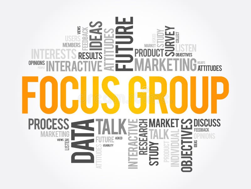 Focus Group Word Cloud Collage, Business Concept Background Stock ... Focus Group Word Cloud Collage, Business Concept Background Stock ...