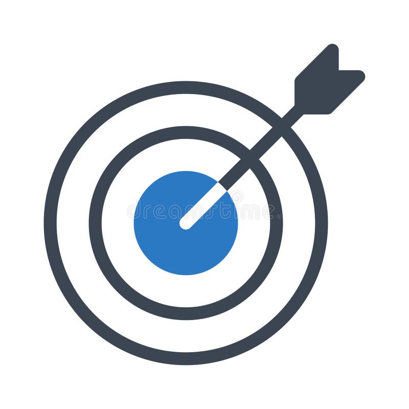 Focus Glyph Colour Vector Icon Stock Vector - Illustration of ...