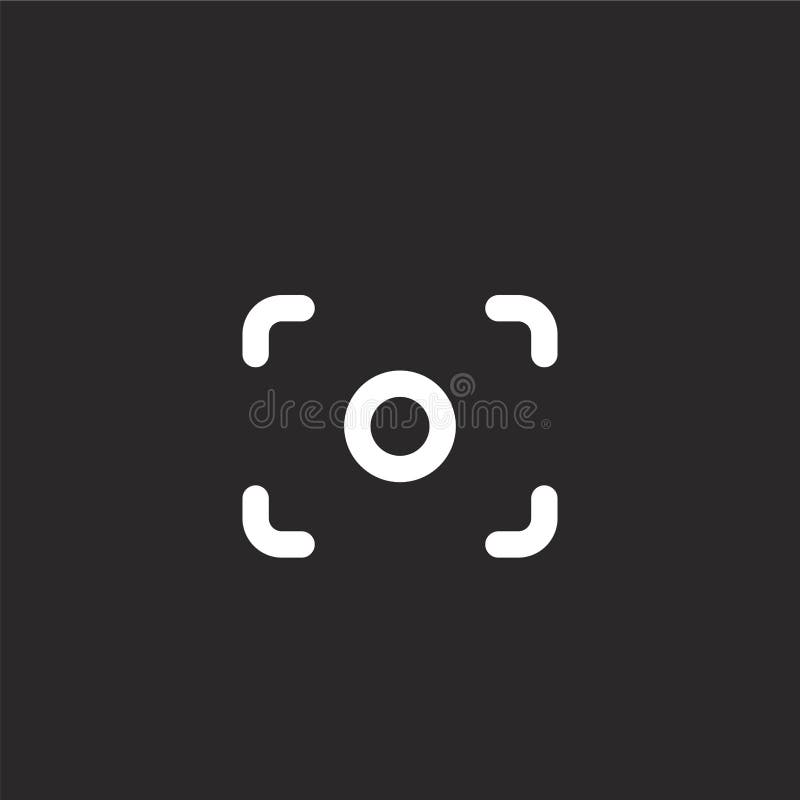 Focus Icon. Filled Focus Icon for Website Design and Mobile, App ...