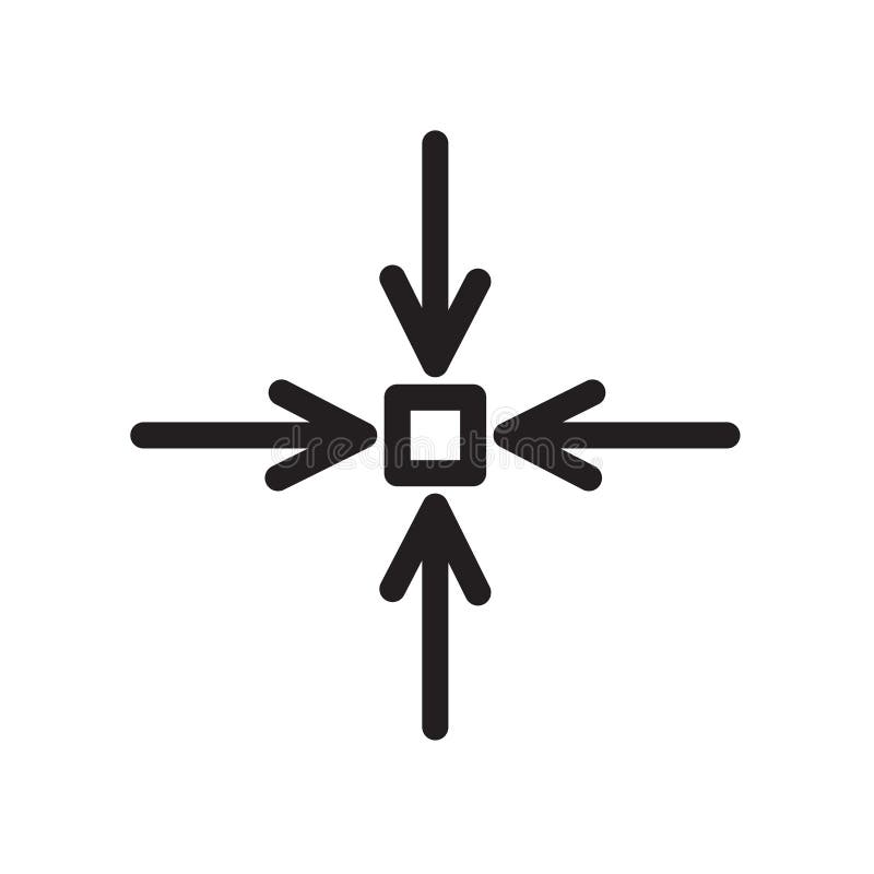 Focus Icon Vector Isolated on White Background, Focus Sign Stock Vector ...