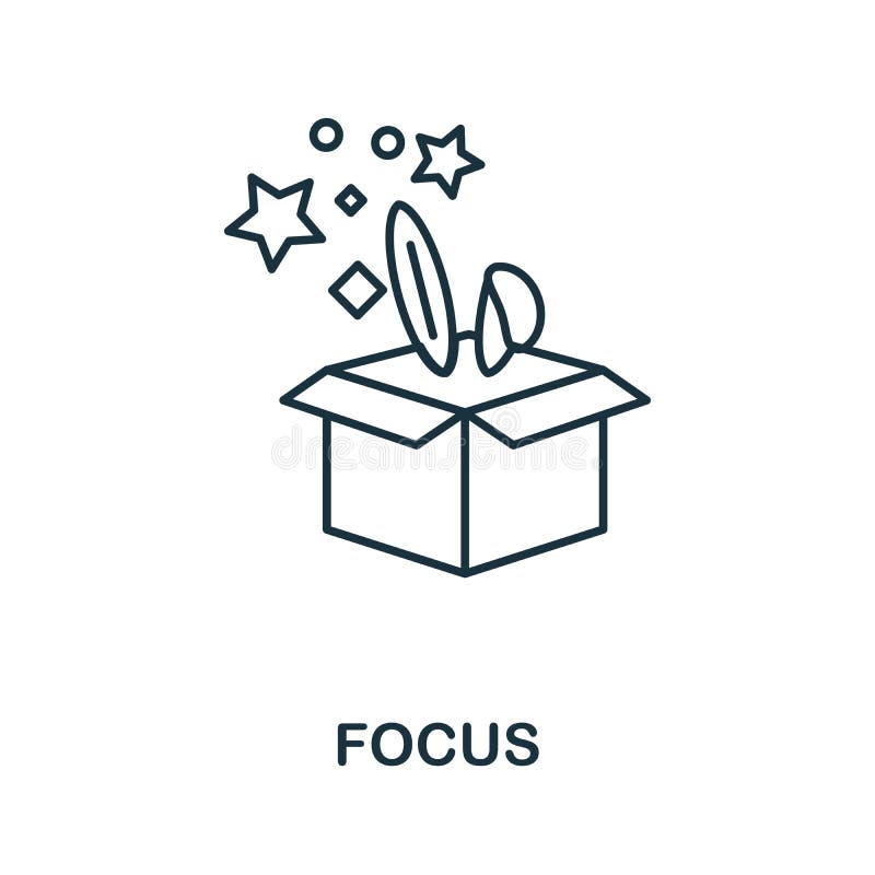 Focus Icon. Simple Element from Amusement Park Collection. Creative ...
