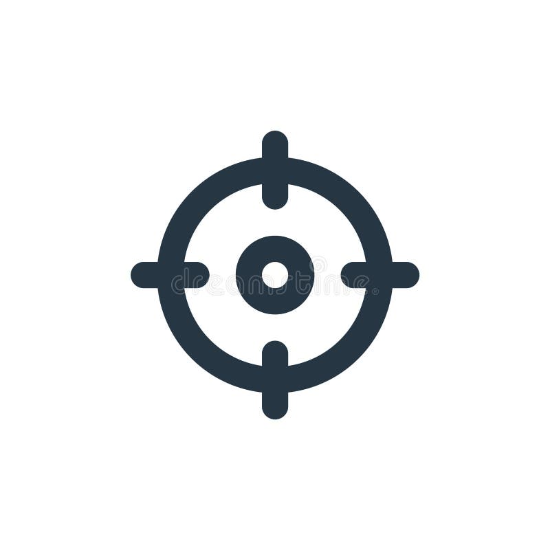 Focusing Icon Vector from Photography Concept. Thin Line Illustration ...