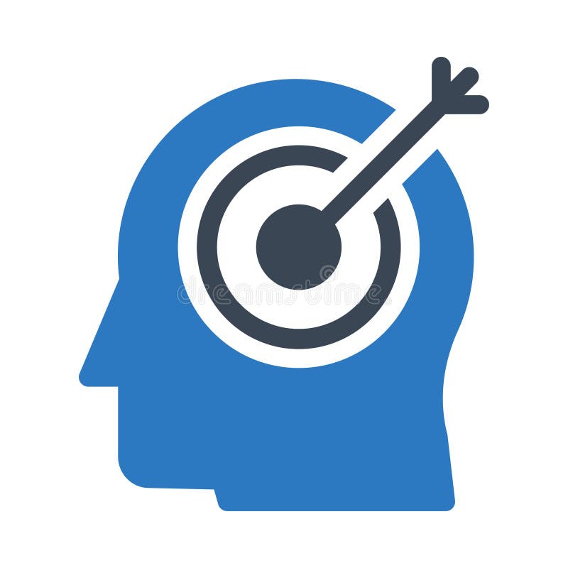 Focus Vector Glyph Color Icon Stock Illustration - Illustration of ...