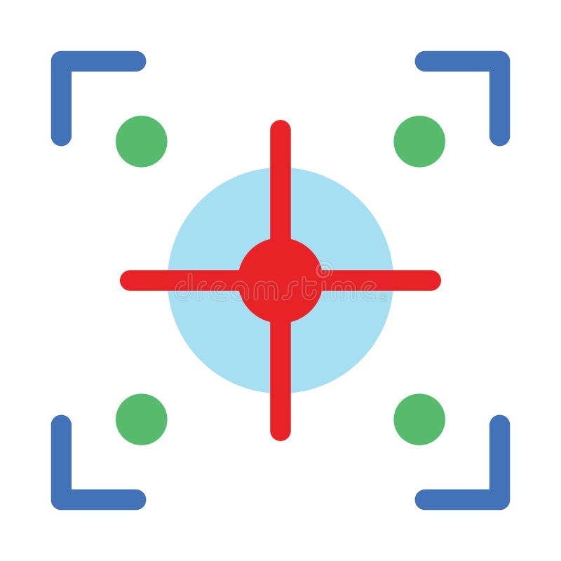 Focus, Interface Vector Icon Which Can Easily Modify Stock Illustration ...