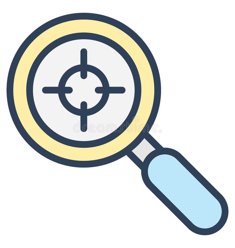 Focus, Key Isolated Vector Icon That Can Be Very Easily Edit Or ...