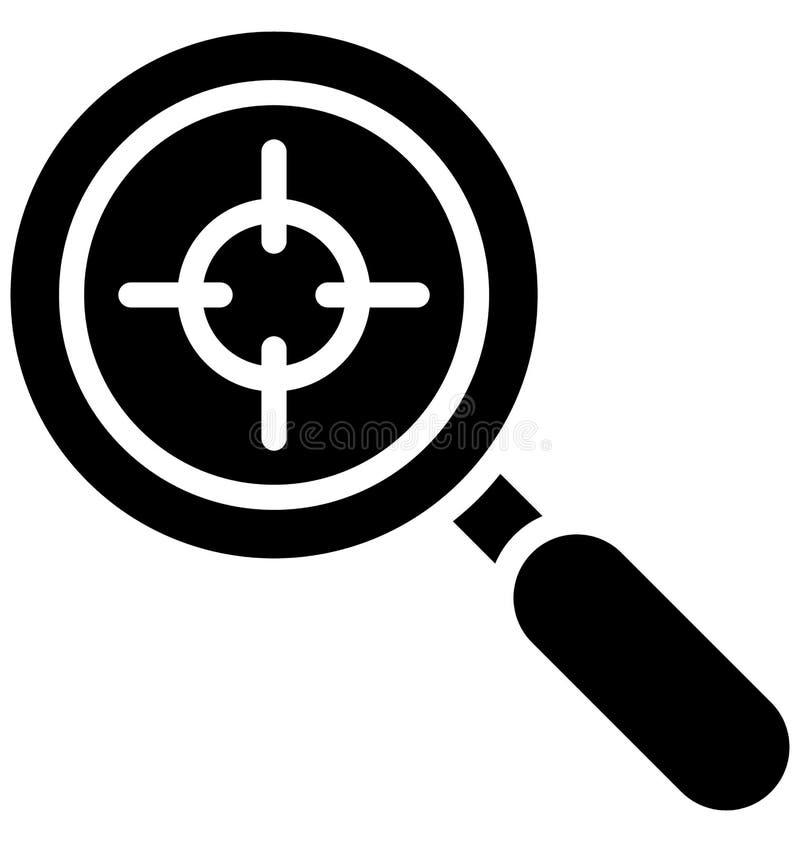 Focus, Key Isolated Vector Icon that Can Be Very Easily Edit or ...