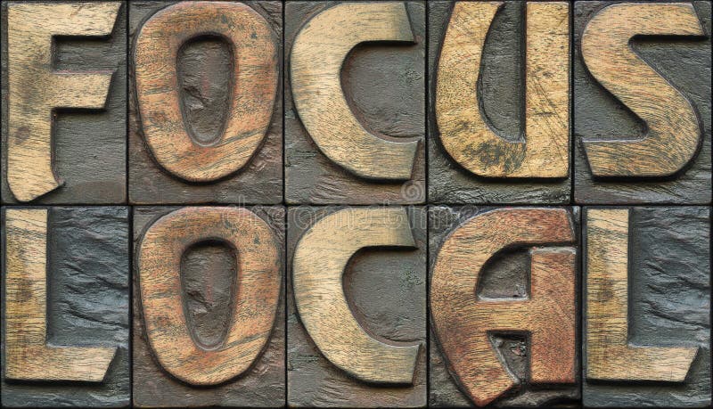 Focus on local stock photo. Image of handwritten, symbol - 42389216