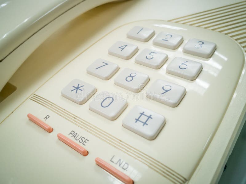 Analog Telephone in Retro Theme Stock Photo - Image of communication ...