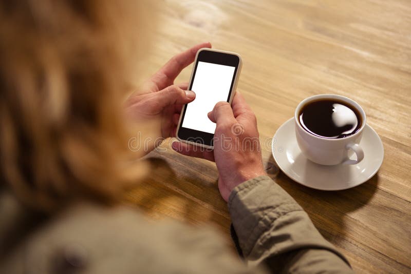 Focus on phone with hands stock image. Image of caucasian - 77689081