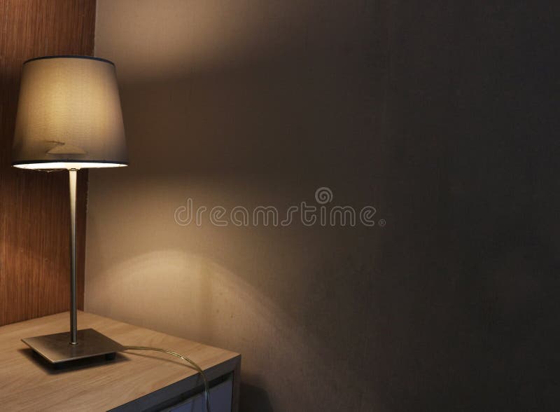 Focus Photo of a Table Lamp Stock Image - Image of furniture ...