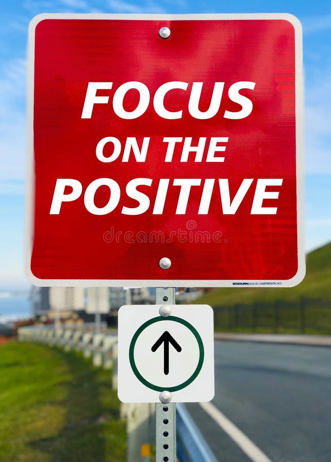 Focus on the positive. stock image. Image of accidental - 246207681