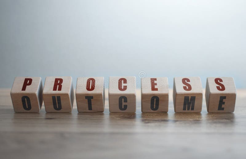 Focus on the Process Not Outcome Stock Photo - Image of result, space ...