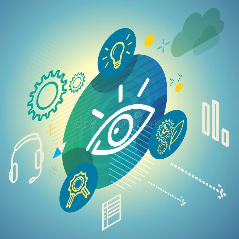 Focus on Production Quality and Practices - Abstract Illustration Stock ...