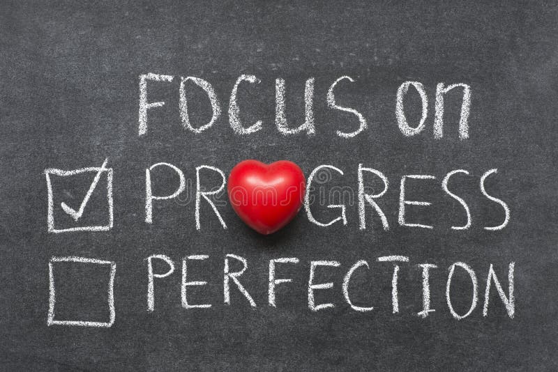Focus on progress stock image. Image of handwritten, concentration ...