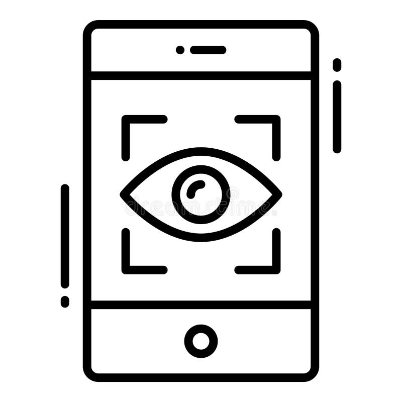 Focus, Protection and Security Vector Icons Set Cyber Computer Network ...