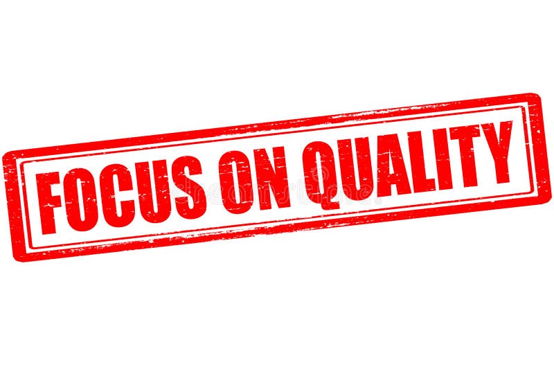 Focus Quality Defects Symbol Stock Illustration - Illustration of label ...