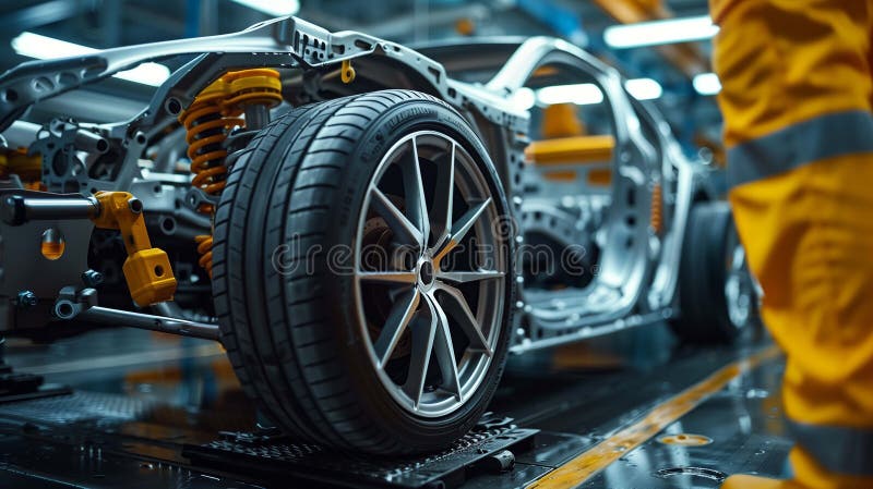 Every Curve and Angle of the Car Frame Structure is Meticulously ...