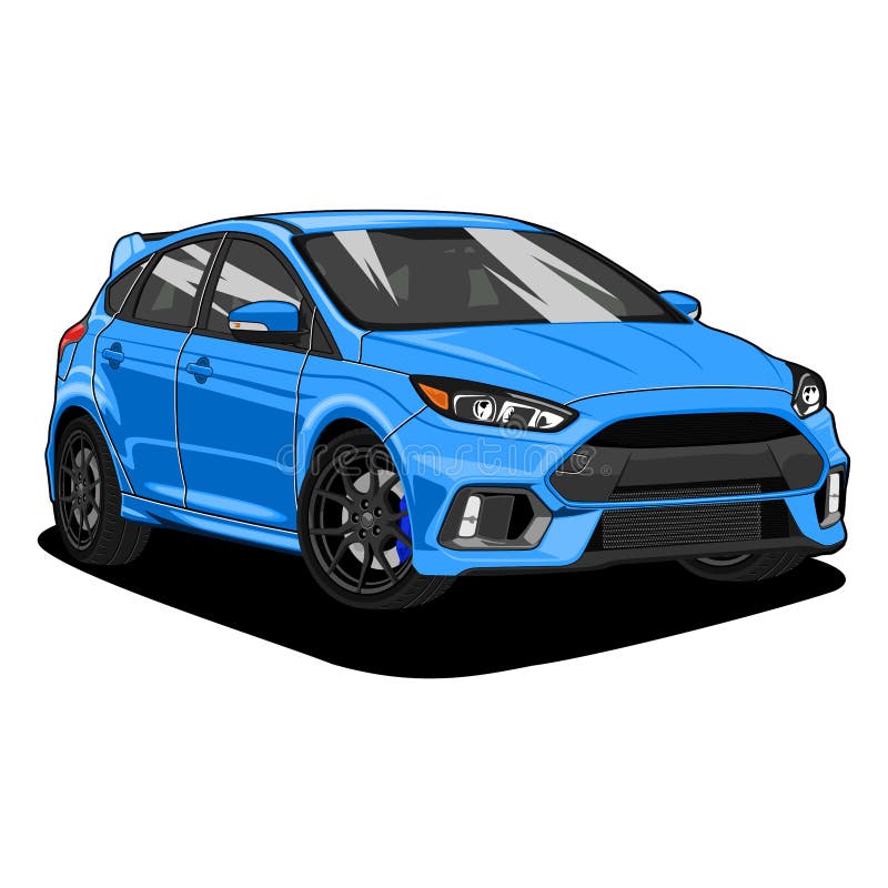 Focus RS stock illustration. Illustration of retro, concept - 248462443