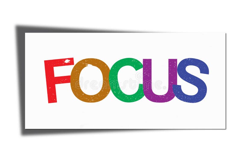 Focus Sign stock vector. Illustration of focusing, hard - 96921700