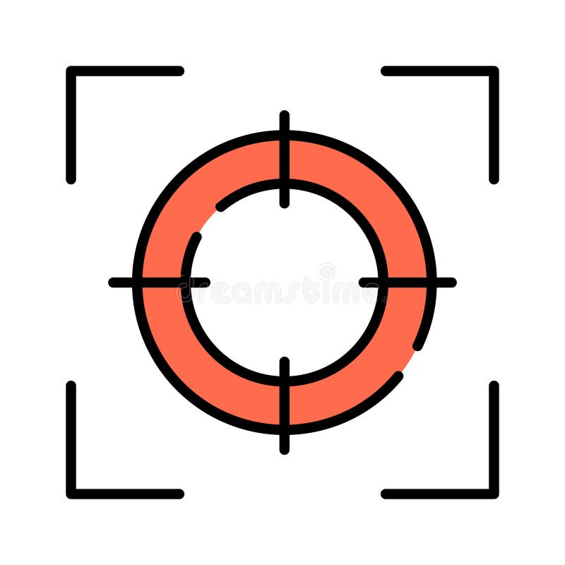 Focus stock vector. Illustration of targeting, accuracy - 338452313