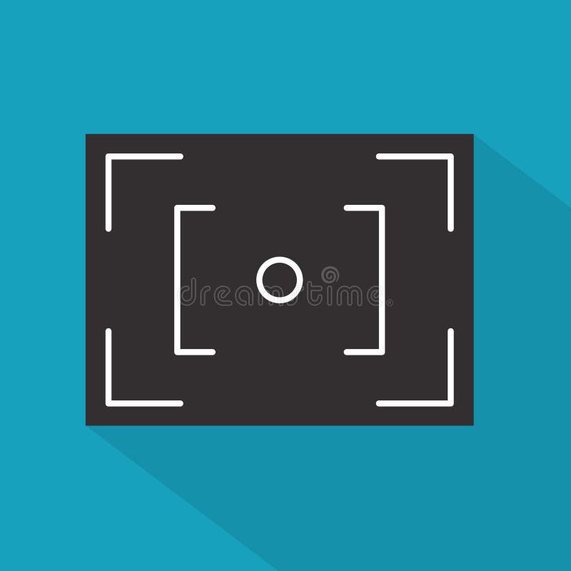 Focus target camera icon stock vector. Illustration of distinct - 161452586