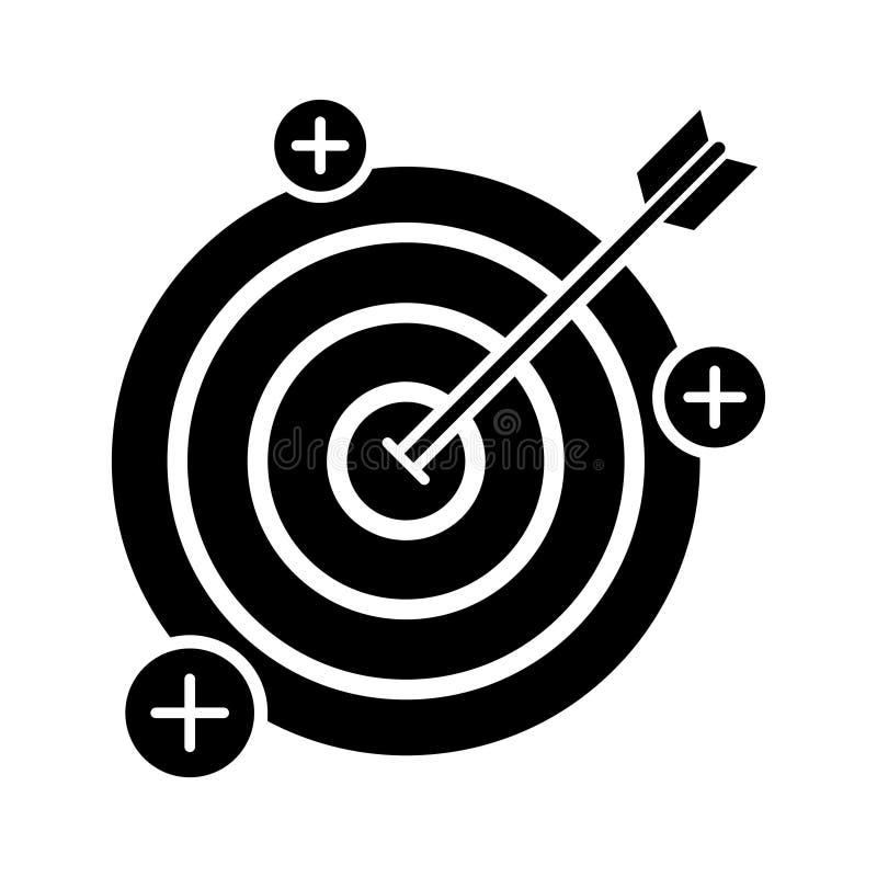 Focus on Target Flat Vector Icon Which Can Easily Modify or Edit Stock ...