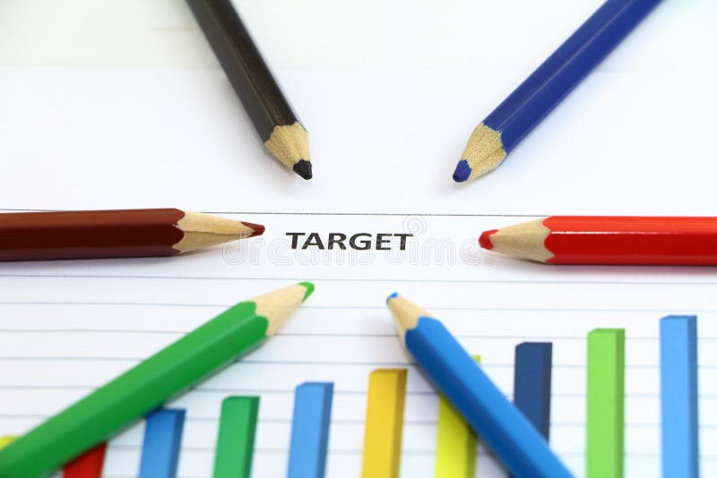 Target chart stock photo. Image of growth, investment - 54129560