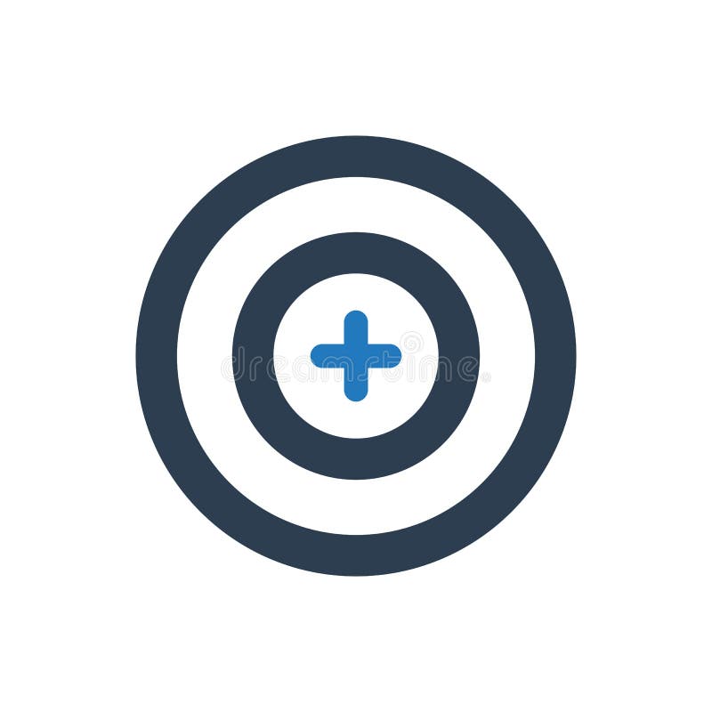 Focus, Target Icon stock vector. Illustration of icon - 128918540