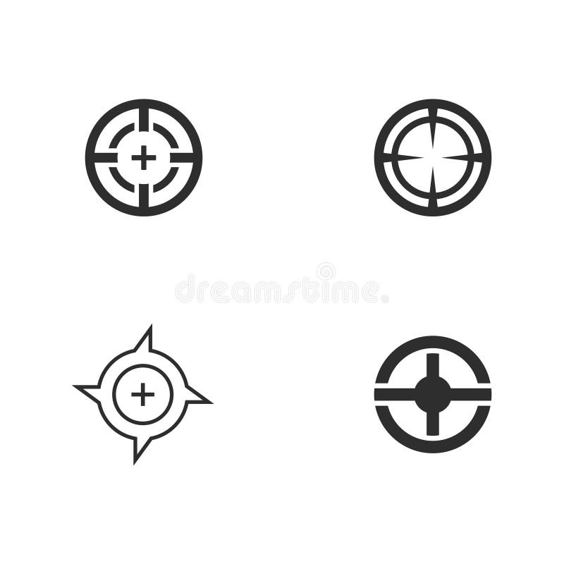 Focus and target logo stock vector. Illustration of computer - 179366731