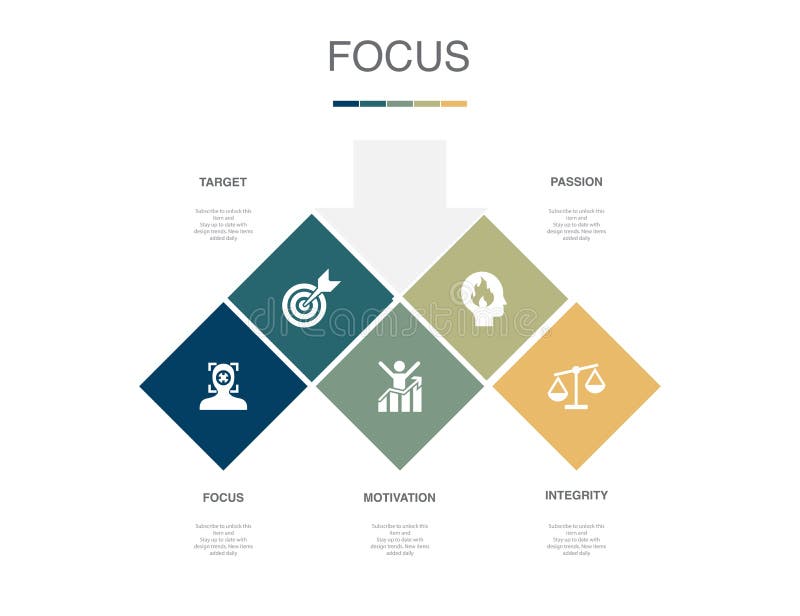 Focus, Target, Motivation, Passion Stock Vector - Illustration of pack ...