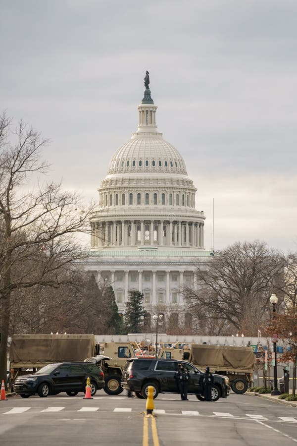 Focus on US Capitol Building Washington DC USA Editorial Stock Photo ...