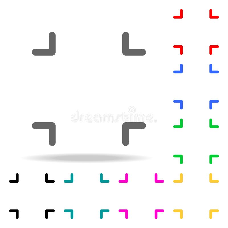 Focus Web Icon. Elements in Multi Colored Icons for Mobile Concept and ...