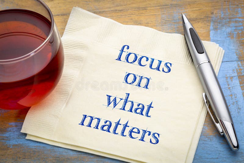 I focus on what matters stock photo. Image of blackboard - 48408124