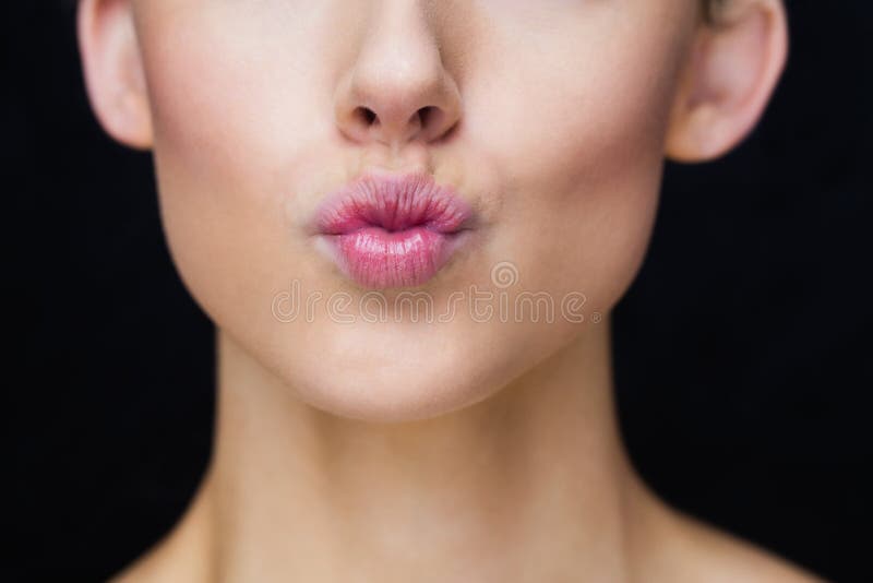 Focus on womans smile stock image. Image of adult, gorgeous - 77690639