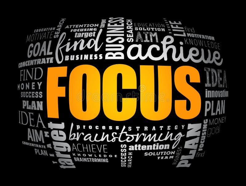 FOCUS Word Cloud Collage, Business Concept Stock Illustration ... FOCUS Word Cloud Collage, Business Concept Stock Illustration ...