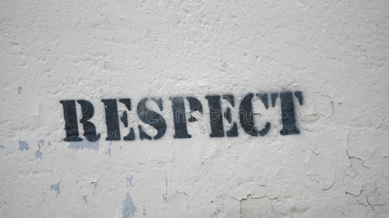Focus in at the Word RESPECT Stock Video - Video of esteem, inscription ...