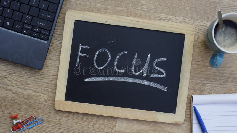 Focus written stock photo. Image of goal, typos, conceptual - 42127344