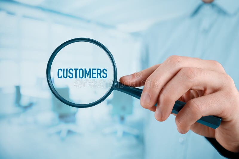 Focus on customers stock image. Image of increase, idea - 11338019