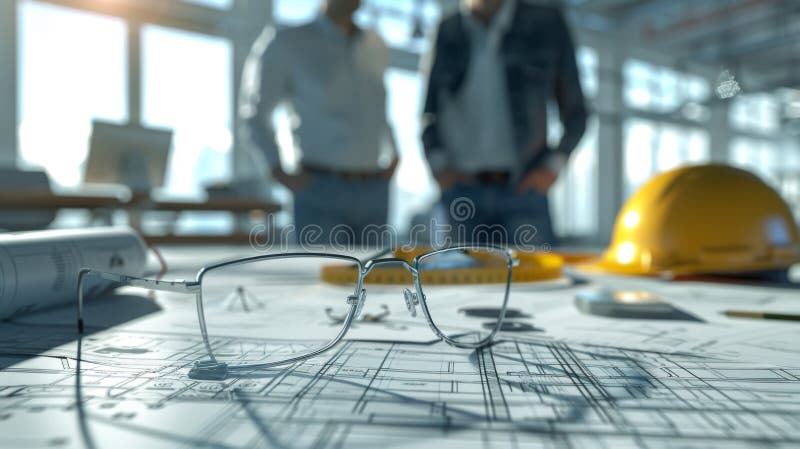 The Focused Engineering Consultation.AI Generated Image Stock Image ...