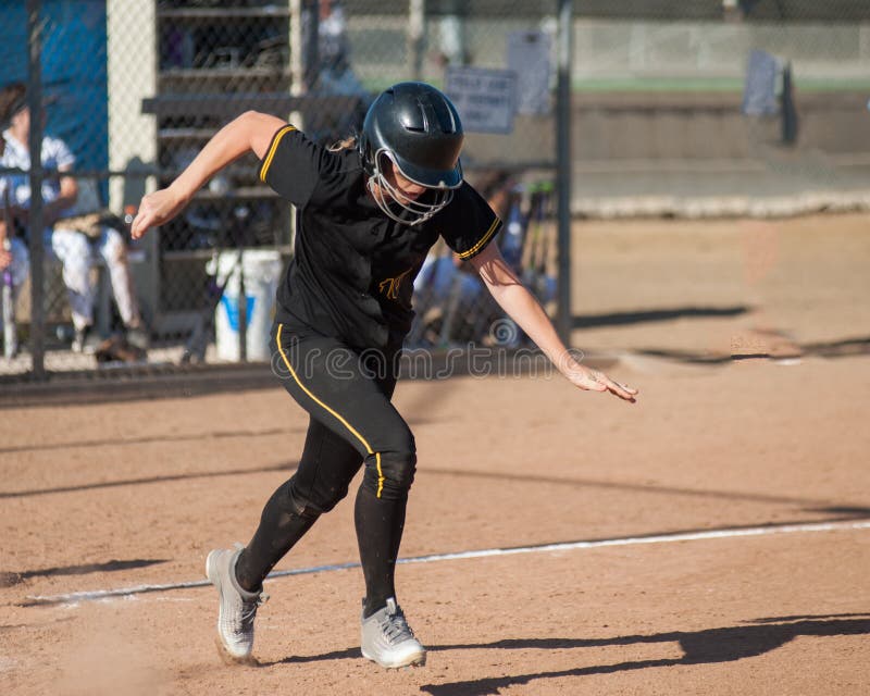 Focused on first base stock image. Image of baseline - 70841491