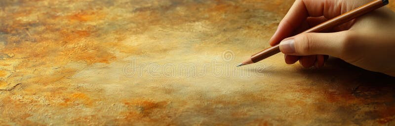 Focused Handwriting for Creativity and Learning: AI-generated Closeup ...