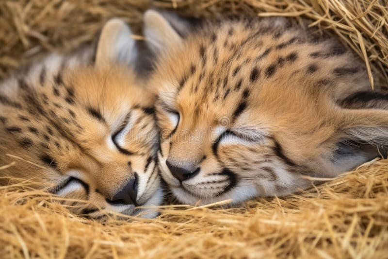 Cheetah Resting Under a Tree in the Shadow Stock Photo - Image of ...