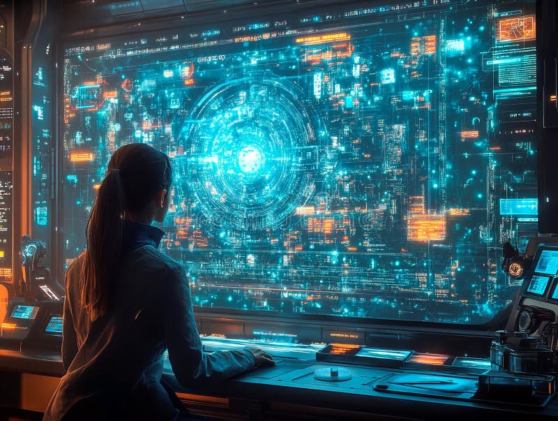 A Focused Male Individual, Dressed in a Work Uniform or Astronaut Suit ...