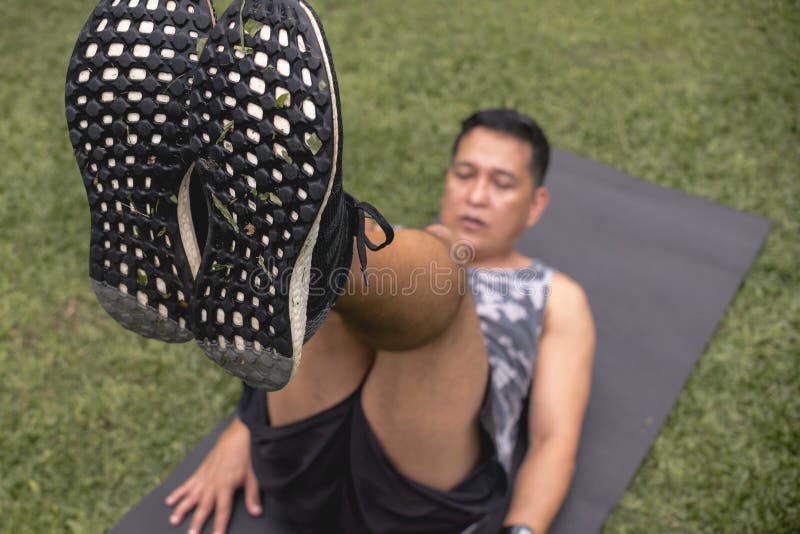 Reverse Crunches Man Stock Photos - Free & Royalty-Free Stock Photos ...