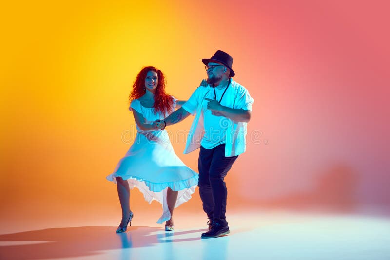 Focused on Salsa Training, Dance Couple Work on Precision and Fluidity ...