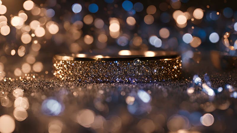 Focused Shot Edges Craft Project, with Glitter Stock Footage - Video of ...