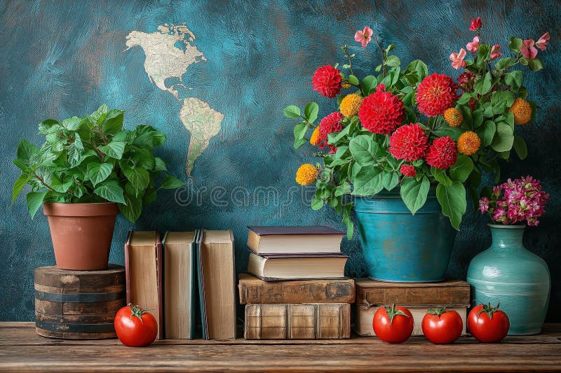 A Focused Student Background Showcasing Educational Elements and ...