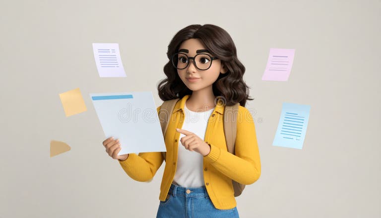 Growth Mindset, Motivation and Self-improvement: Focused Student with ...